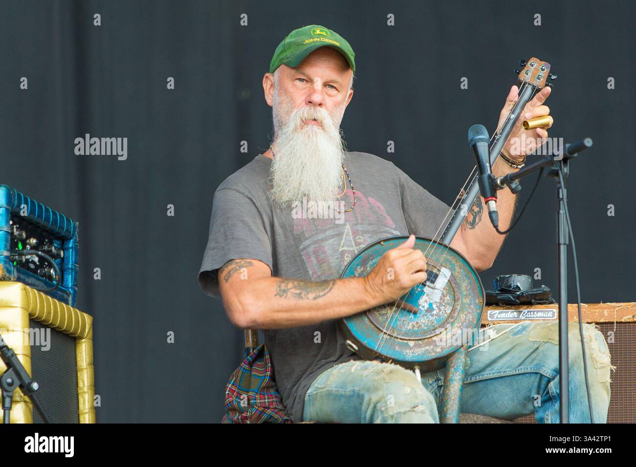 Seasick Steve plays Main Stage at T In The Park at its new home of ...