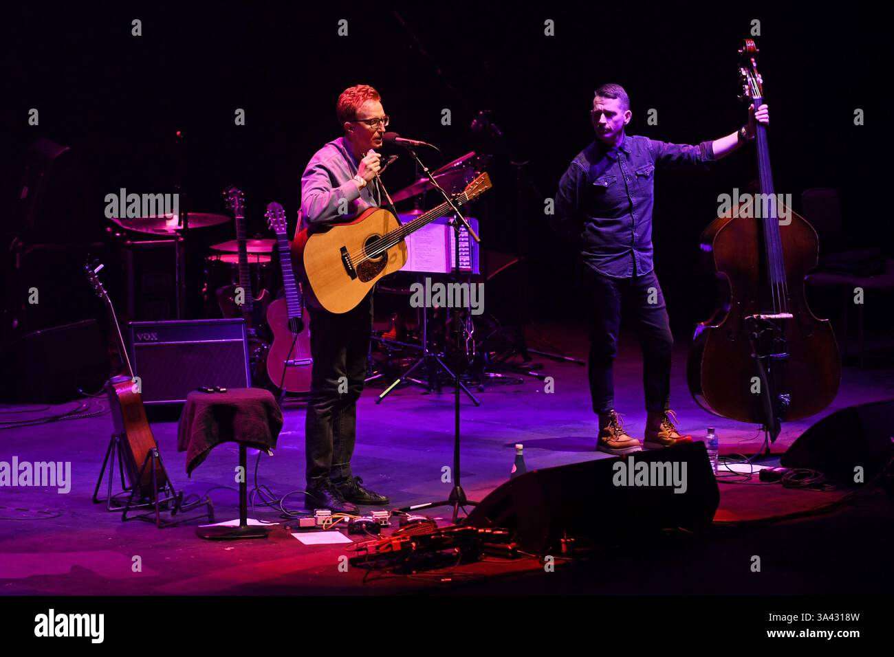 UK. 17th Mar, 2025. LONDON, ENGLAND - MARCH 17: Oisin Leech performing ...