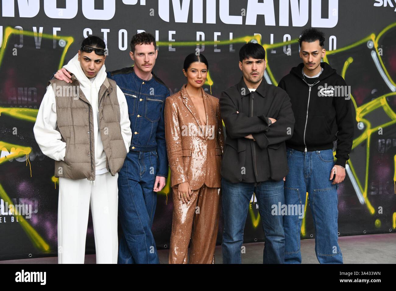Milan, Photocall TV Series “Gangs of Milano” - Sky. In the photo Noé ...