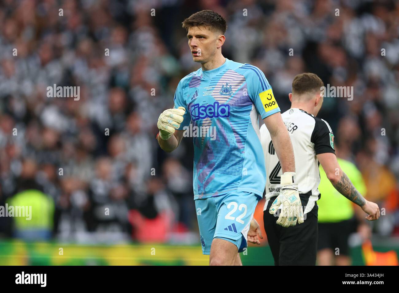 Nick Pope of Newcastle United - Liverpool v Newcastle United, Carabao ...