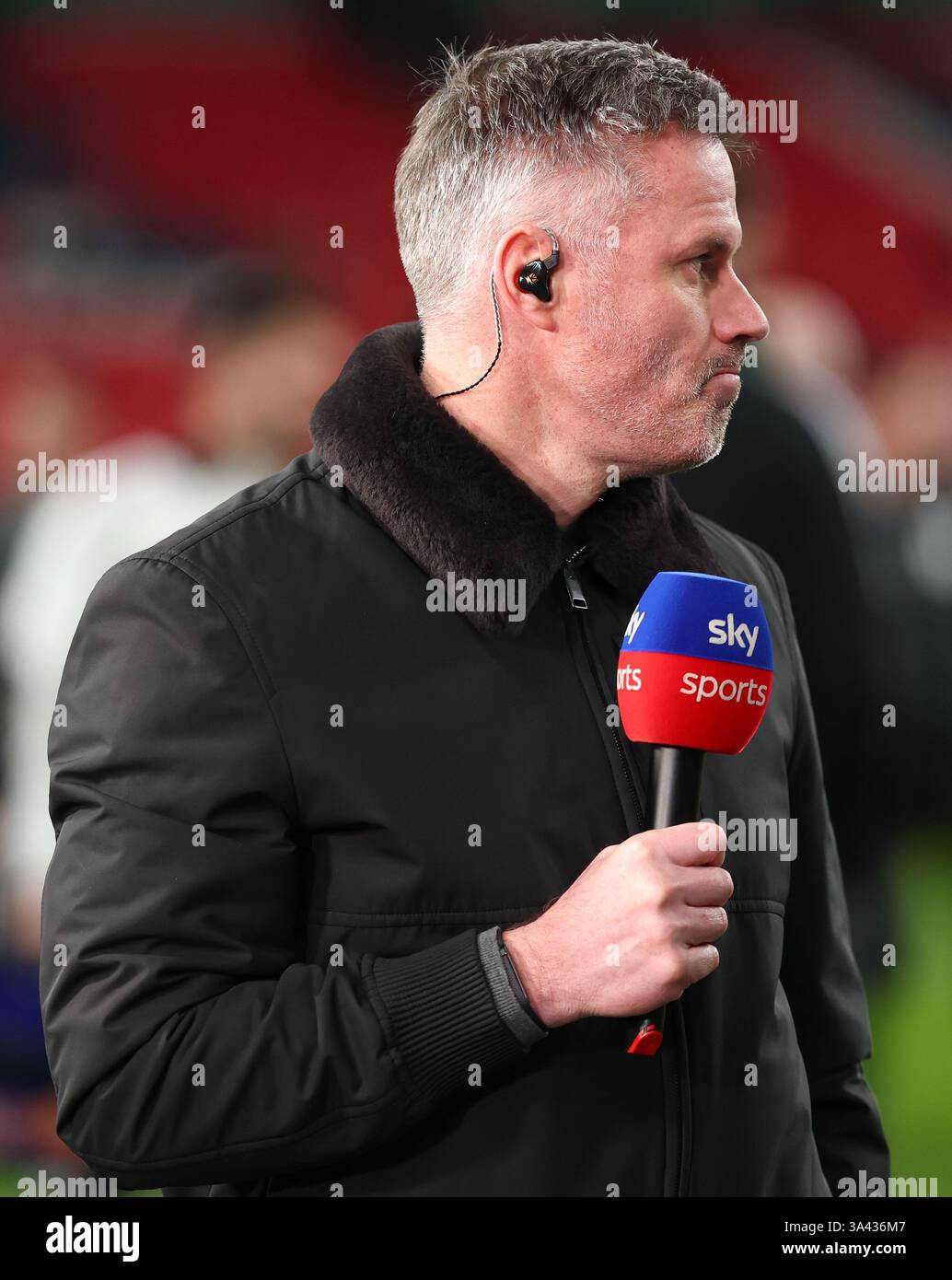 TV Pundit and former Liverpool player, Jamie Carragher - Liverpool v ...