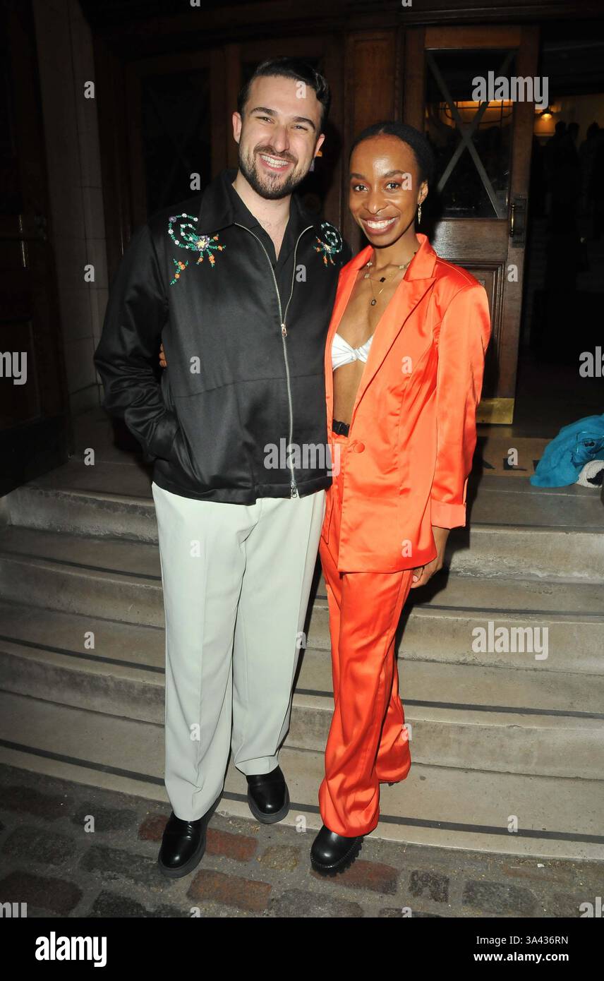 London, UK. 17th Mar, 2025. Danny Becker and Perola Congo at the Offies ...