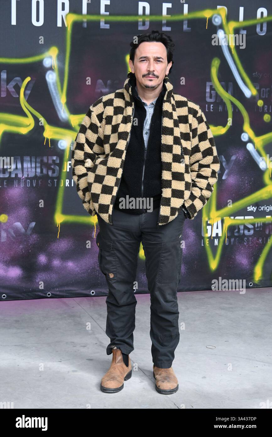 Milan, Italy. 18th Mar, 2025. Milan, Photocall TV Series “Gangs of ...
