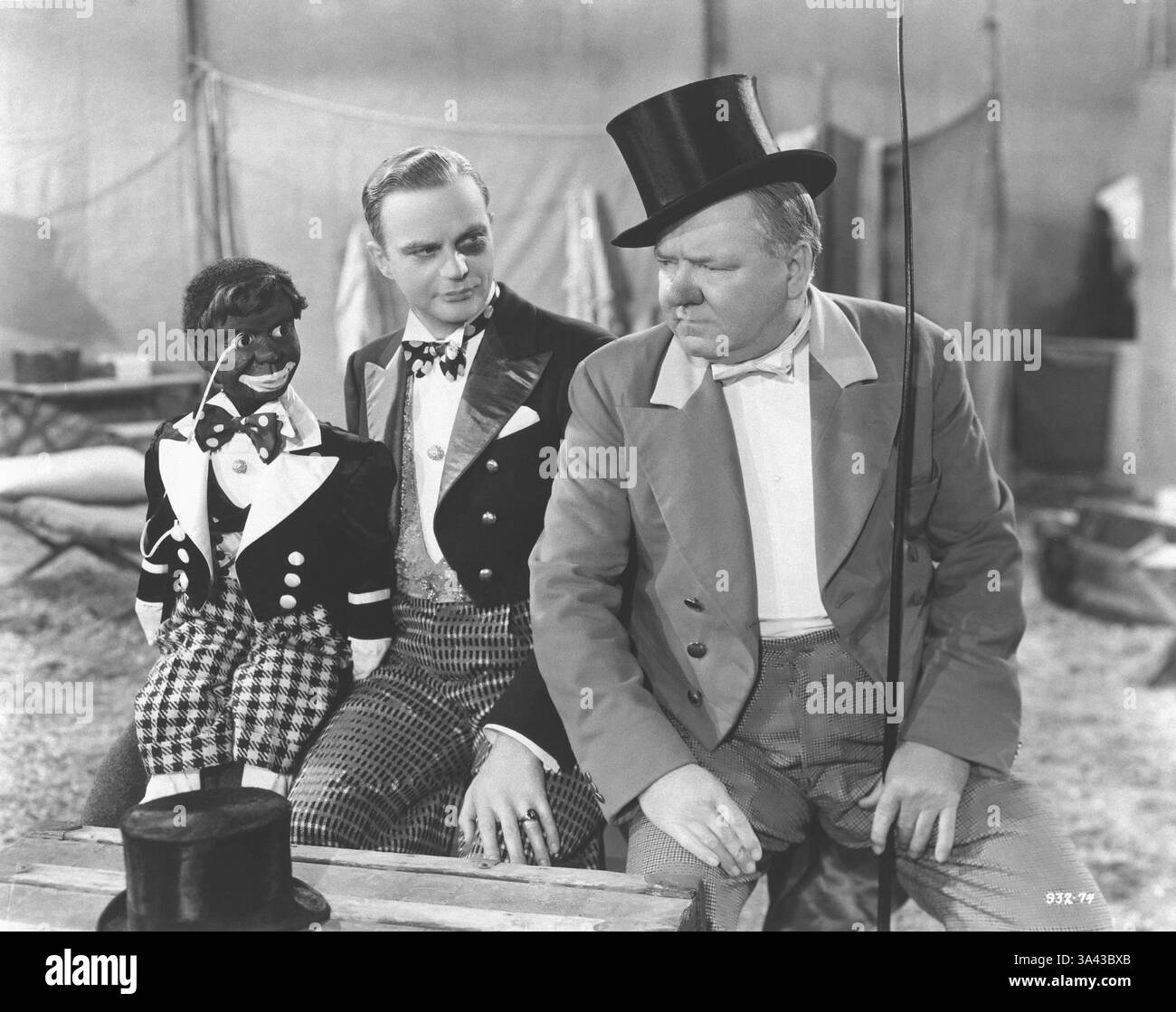 WC Fields and Edgar Bergan on movie set Stock Photo - Alamy