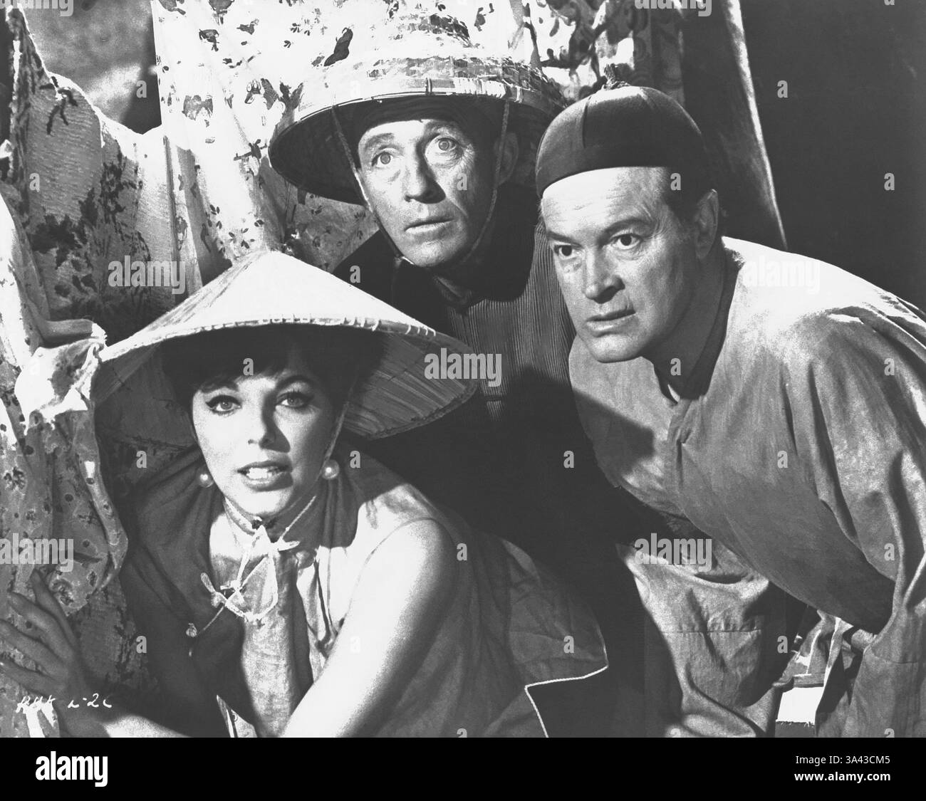 Bob Hope and Bing Crosby on movie set Stock Photo - Alamy