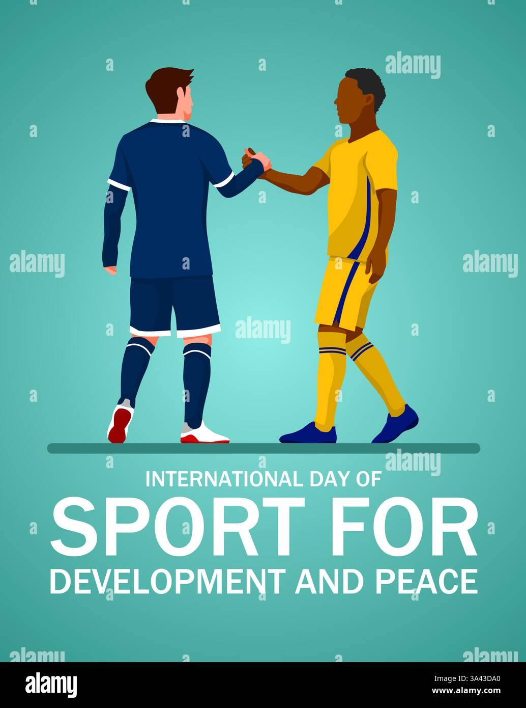 International day of Sport for Development and Peace vector ...