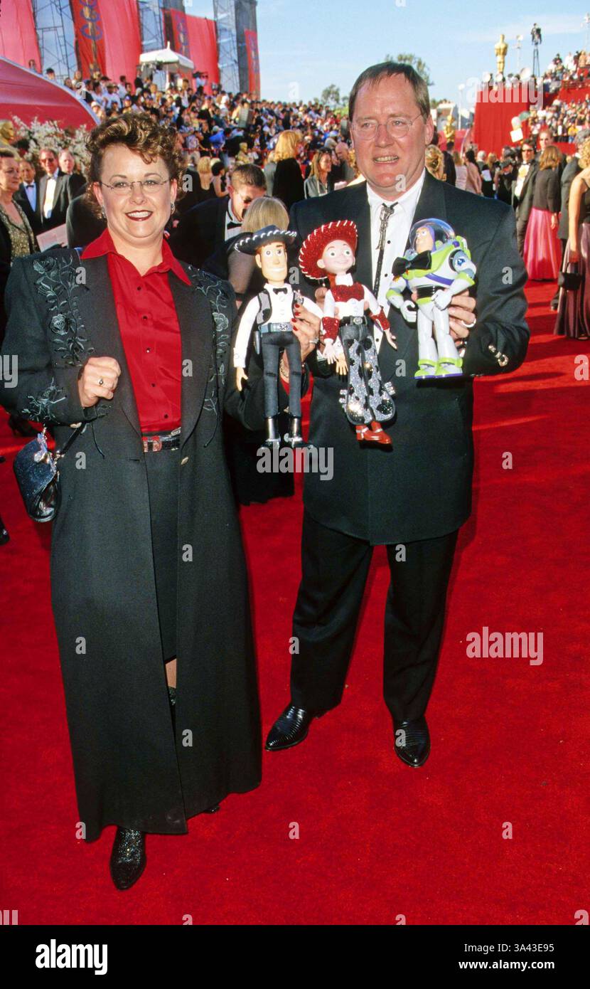 Aug. 14, 2008 - K18301FB.JOHN LASSETER WITH HIS WIFE NANCY.72ND ACADEMY ...