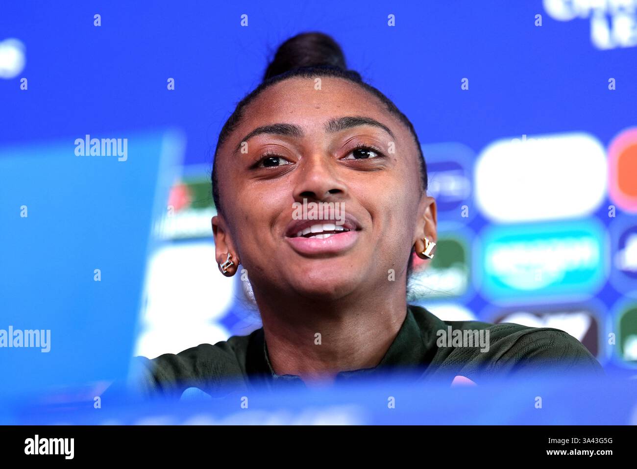 Manchester City's Kerolin Nicoli during a press conference at Joie ...