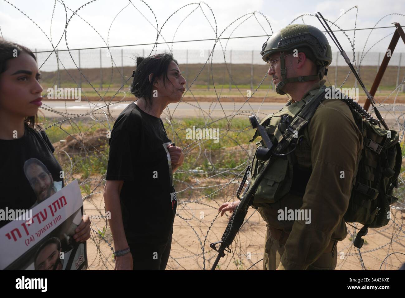 Einav Zangauker, mother Matan, who is held hostage by Hamas in the Gaza ...