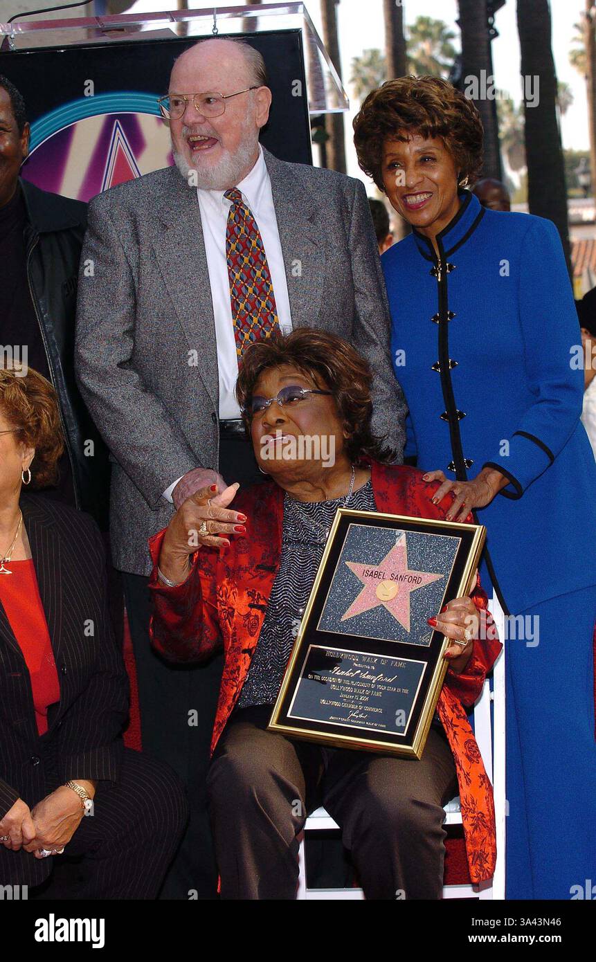 Marla gibbs hollywood walk of fame hi-res stock photography and images ...