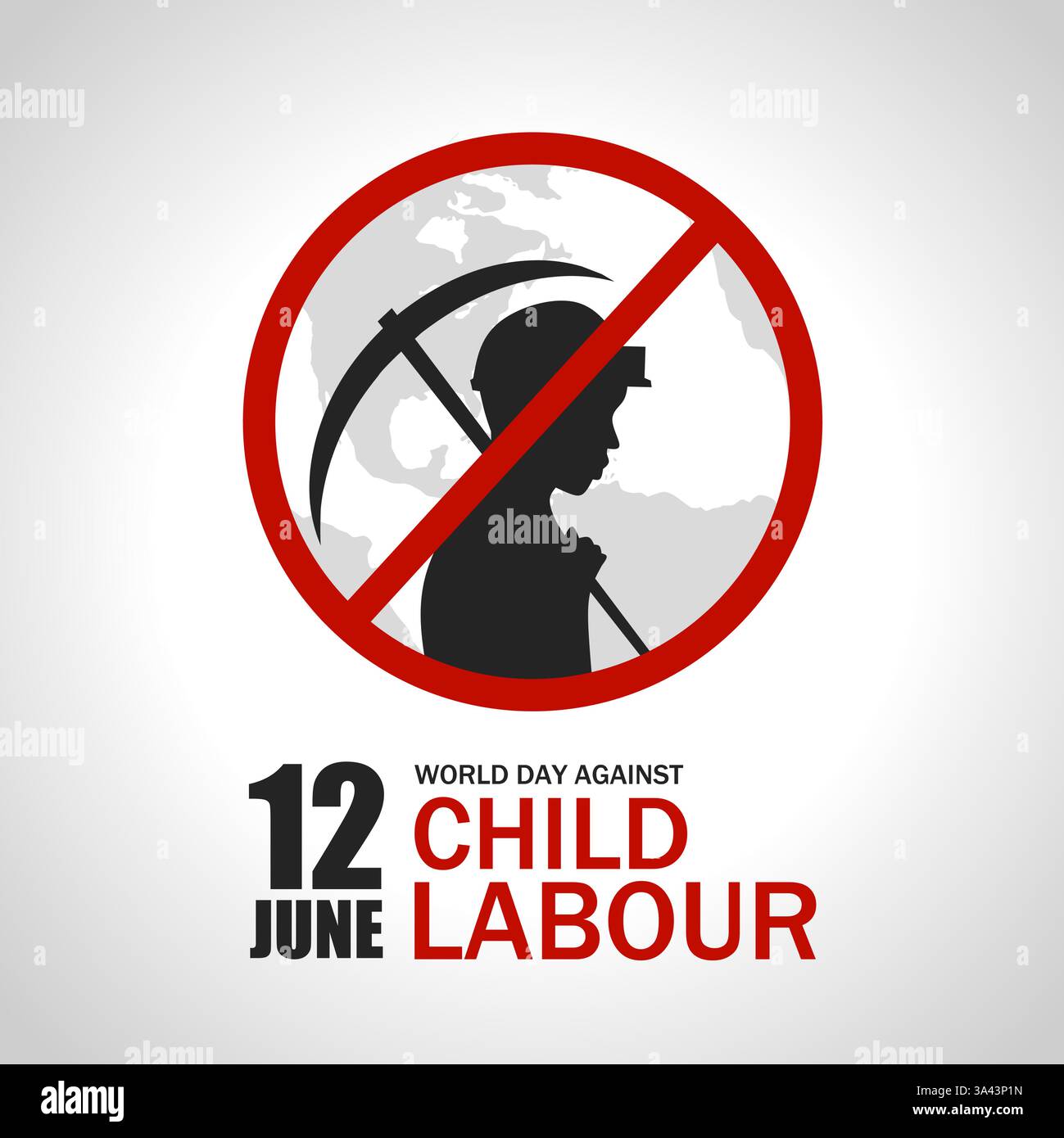 World day against child labour vector illustration. Suitable for Poster ...