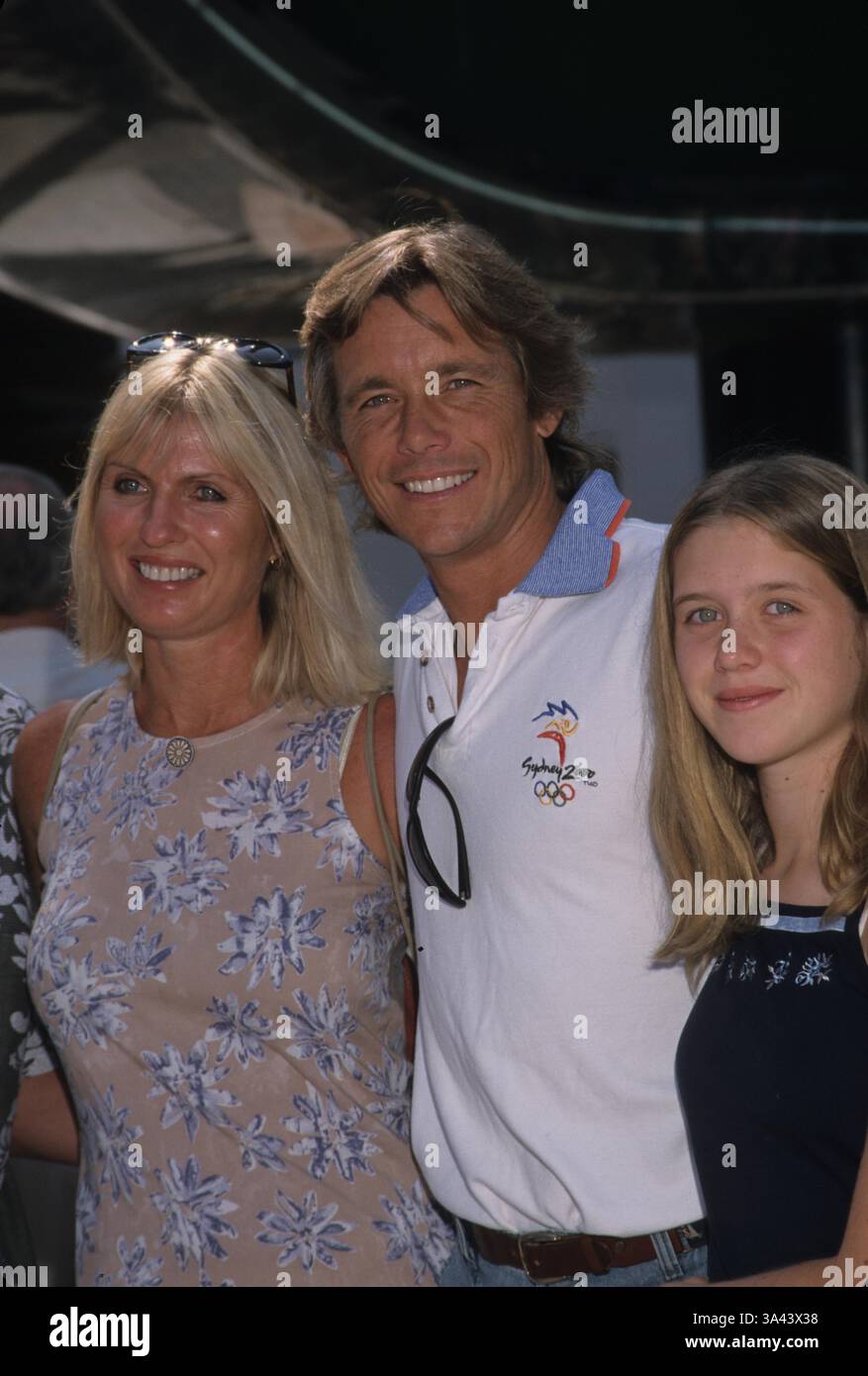 CHRISTOPHER ATKINS with wife and daughter.Rocky and Bullwinkle premiere ...