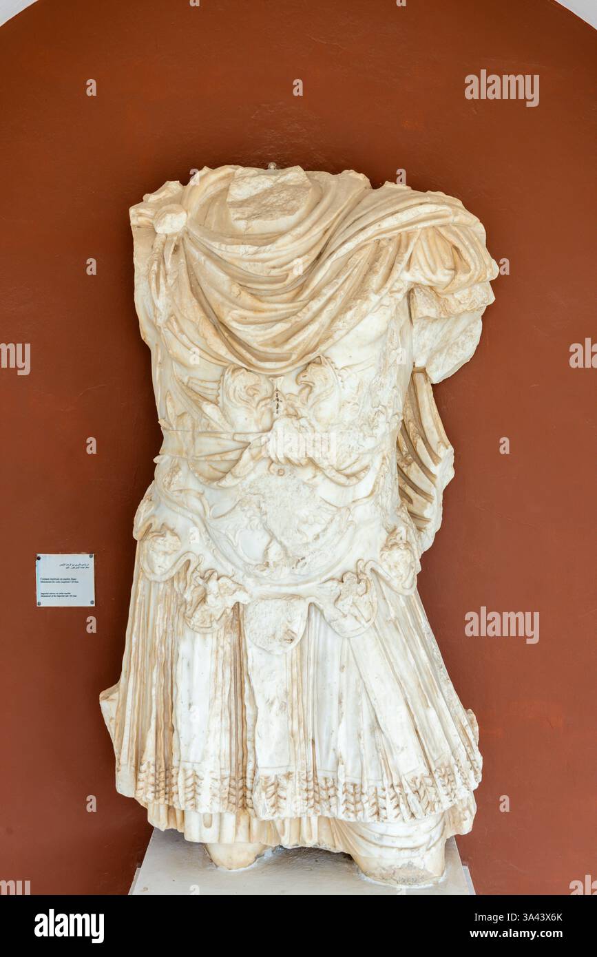 Headless statue at the Roman Museum, el-Jem, Tunisia Stock Photo - Alamy