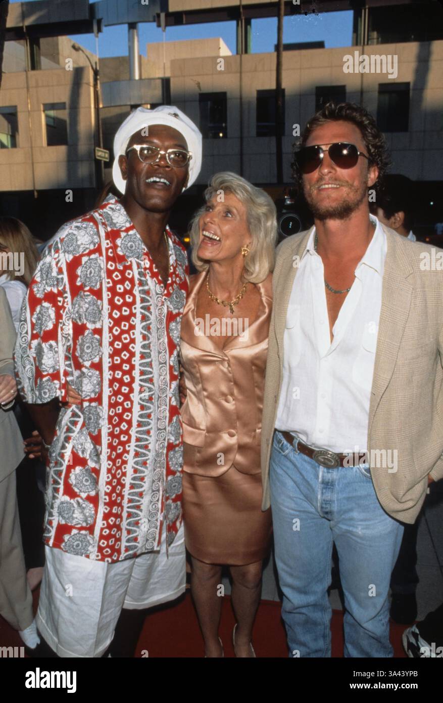 SAMUEL L. JACKSON with Matthew McConaughey , mother Kay.A Time To Kill ...
