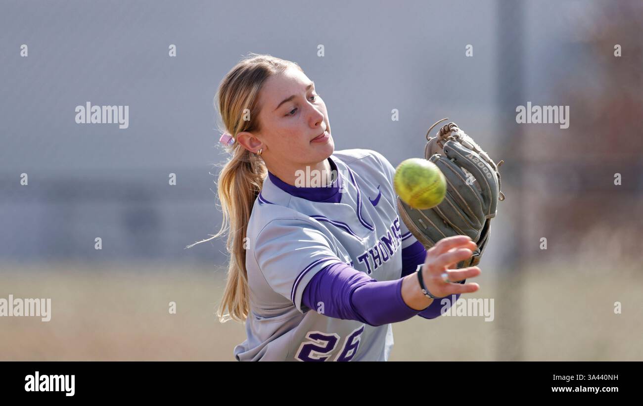Saint Thomas utility Kyllie Weingart (26) during an NCAA college ...