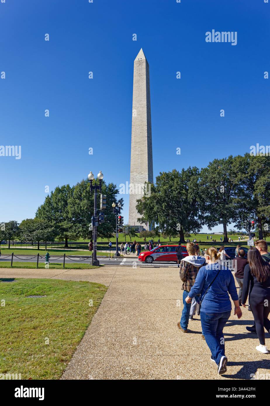Washington Monument, the visual exclamation point of the National Mall ...