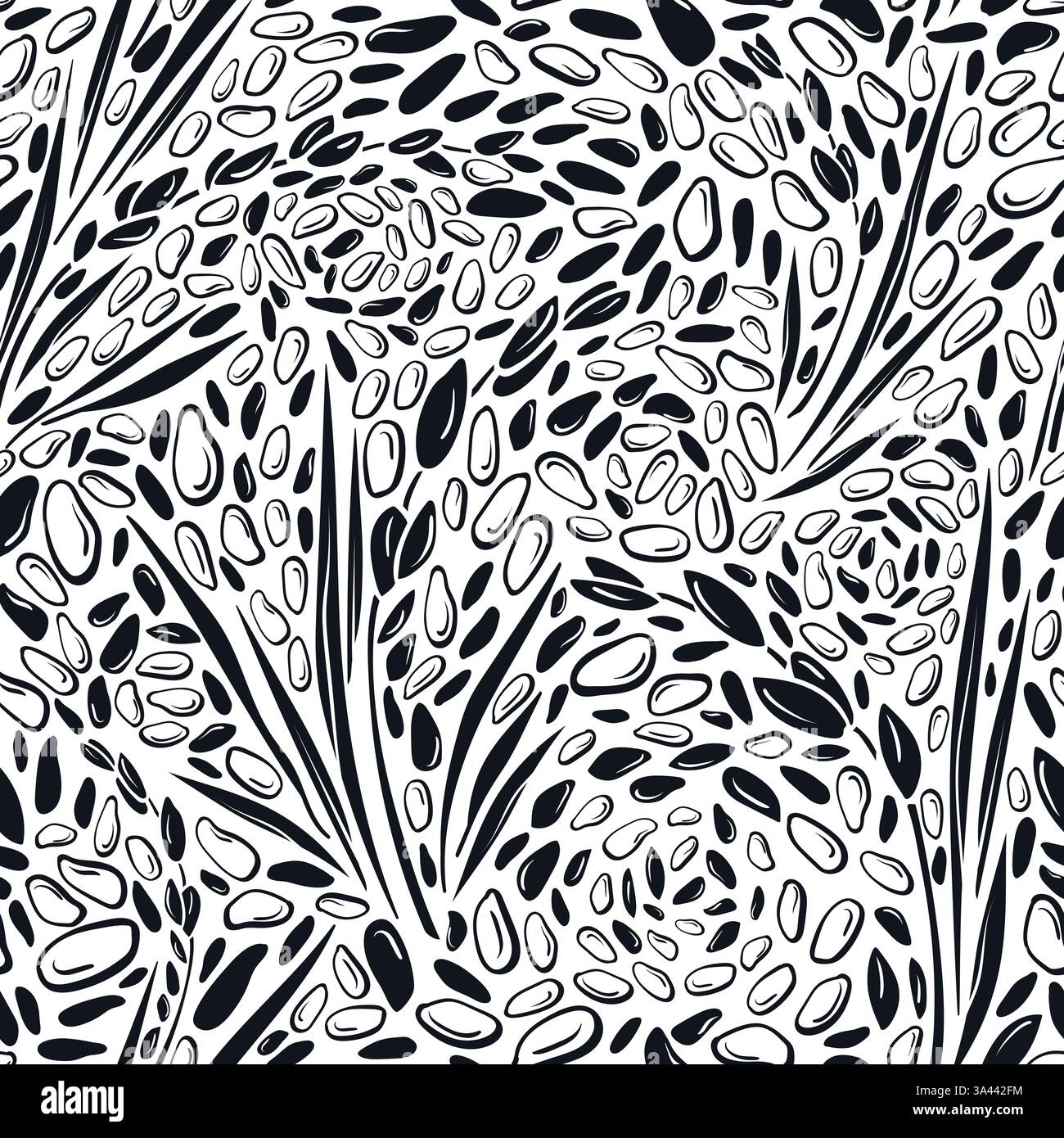White black rice paper Stock Vector Images - Alamy
