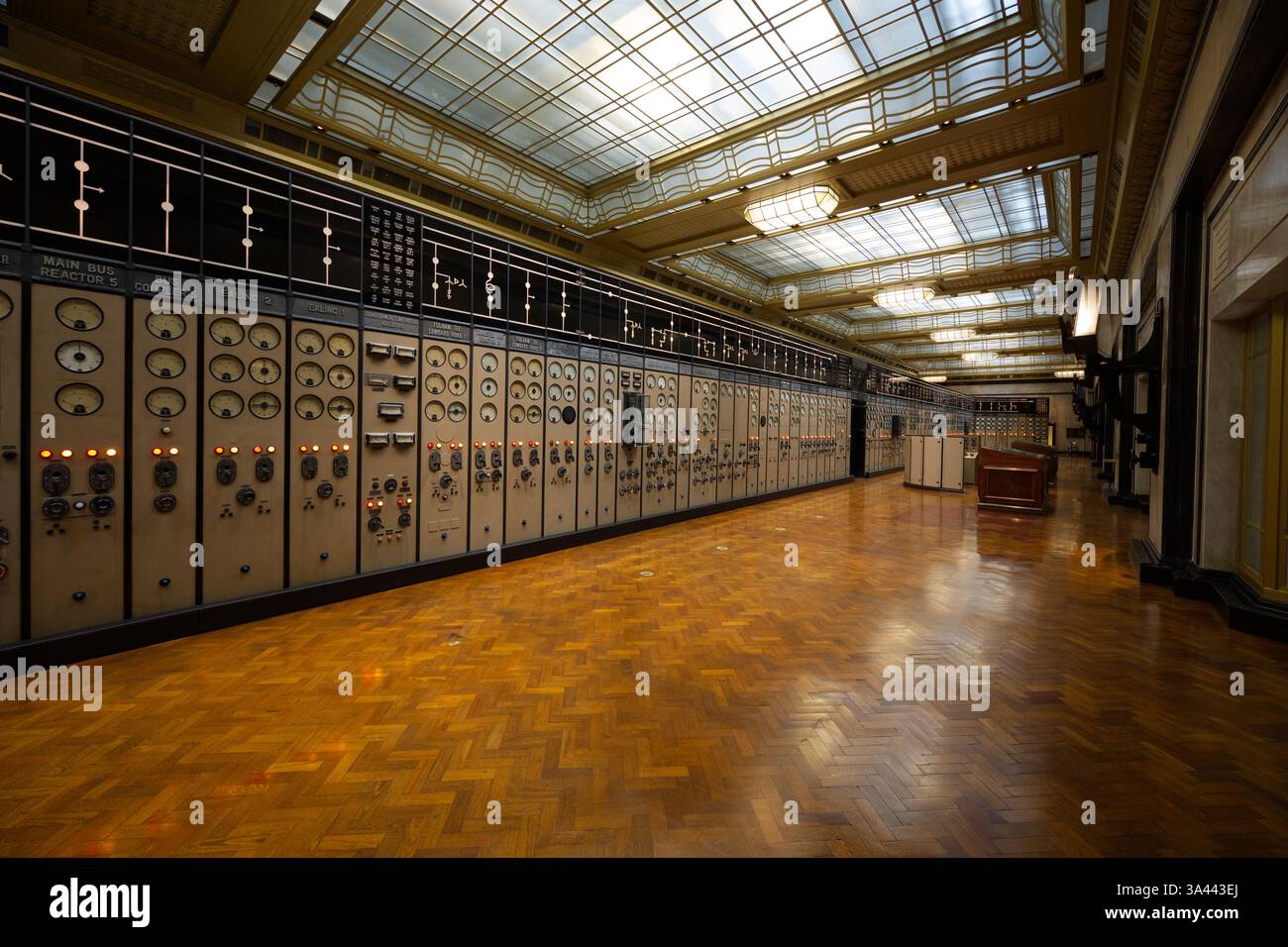Control Room A of Battersea Power Station in London Stock Photo - Alamy