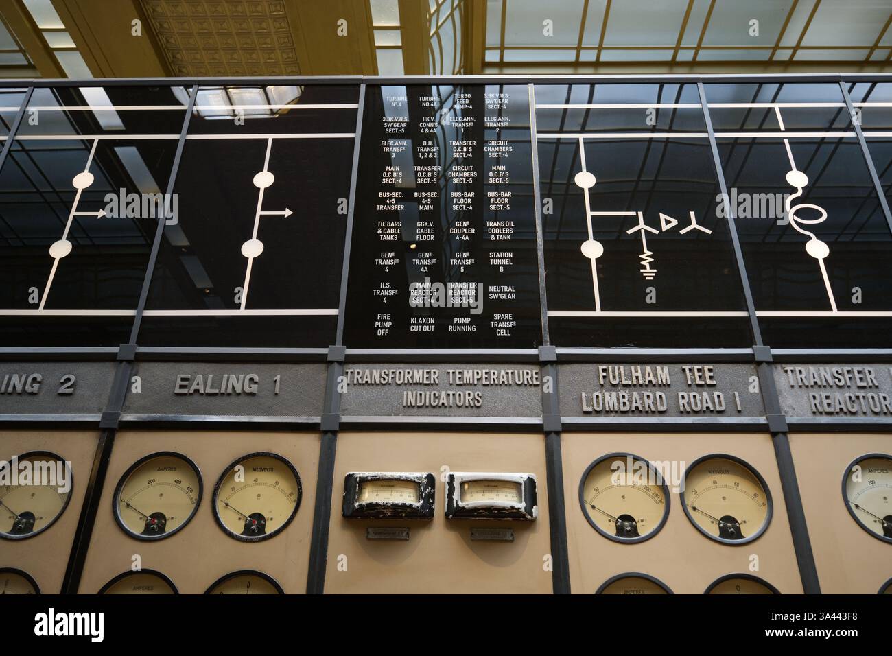 Control panel inside Control Room A of Battersea Power Station in ...