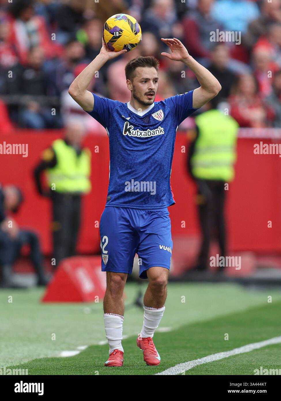 Sevilla, Spain. 16th Mar, 2025. Andoni Gorosabel of Athletic Club ...