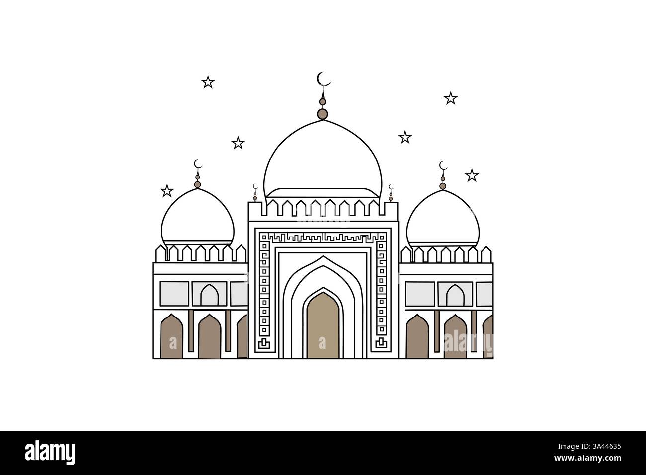 Islamic architecture drawing hi-res stock photography and images - Alamy