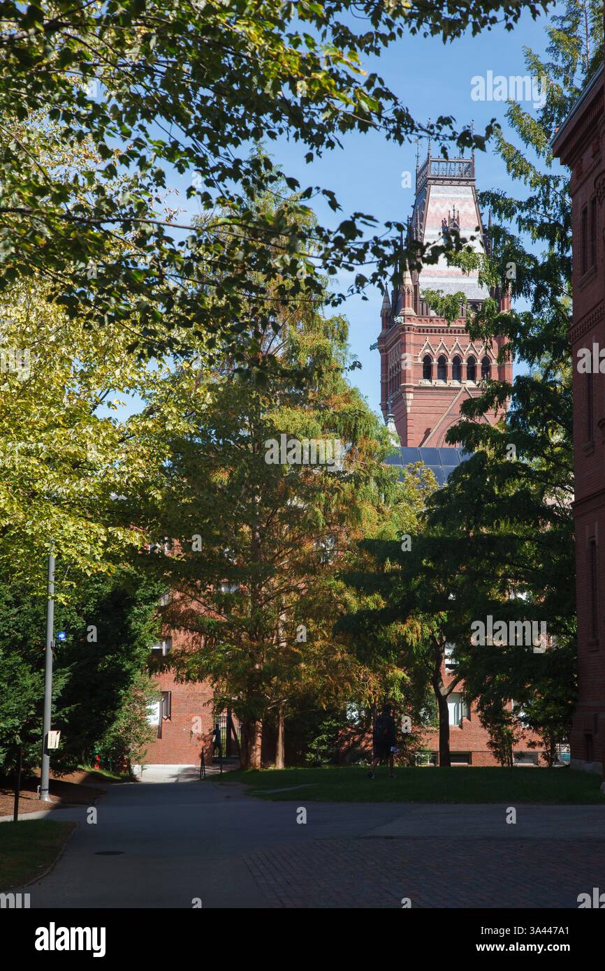 The Sanders Theater landmark venue building at Harvard University in ...