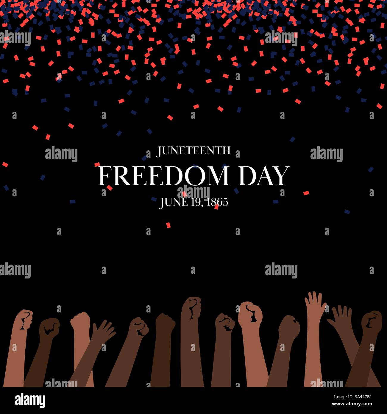 Celebratory black history design hi-res stock photography and images ...