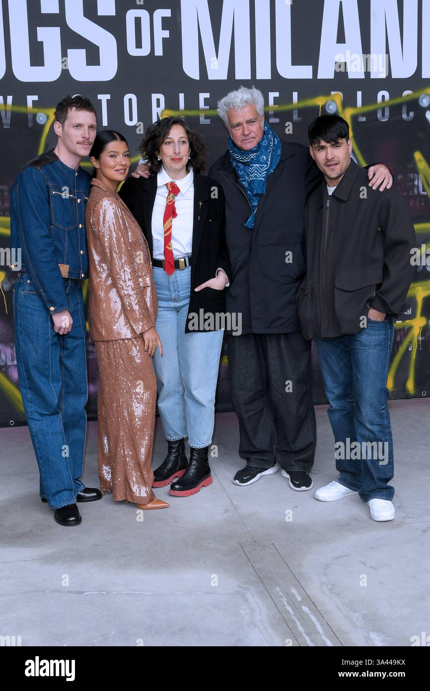 Milano, Italy. 18th Mar, 2025. Milano, Photocall "Gangs of Milano - Le ...