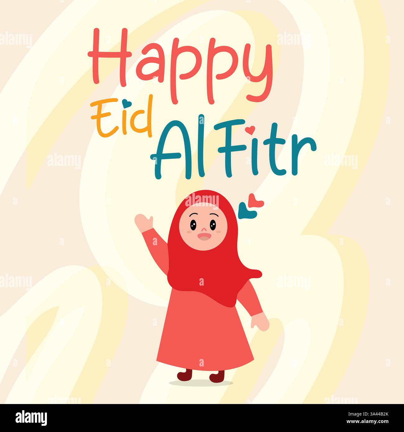 Cute card on festivity Stock Vector Images - Alamy