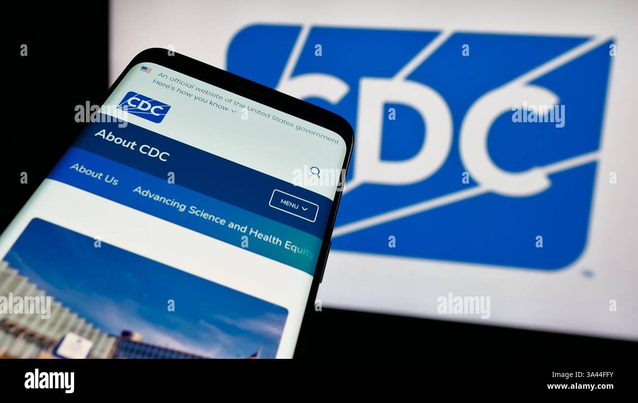 January 28, 2025, Germany: In this photo illustration, a mobile phone ...