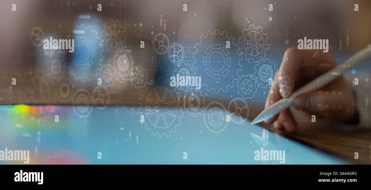 Digital Engineering and Mechanical Design Process Illustrated on a ...