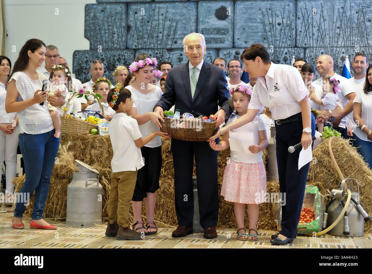 June 2, 2014 - Jerusalem, Israel - Israeli President SHIMON PERES ...