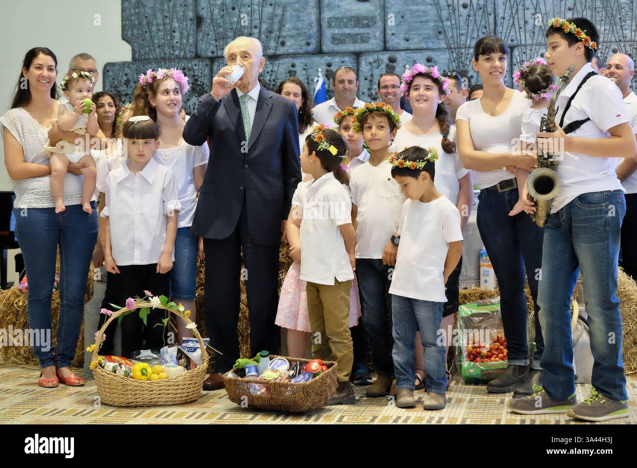 June 2, 2014 - Jerusalem, Israel - Israeli President SHIMON PERES ...