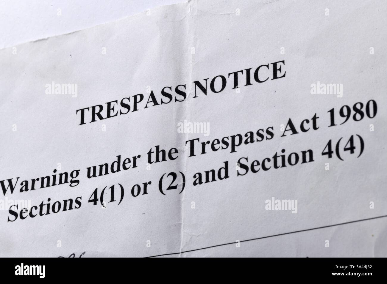 Title of a well-worn trespass notice issued by the New Zealand police ...