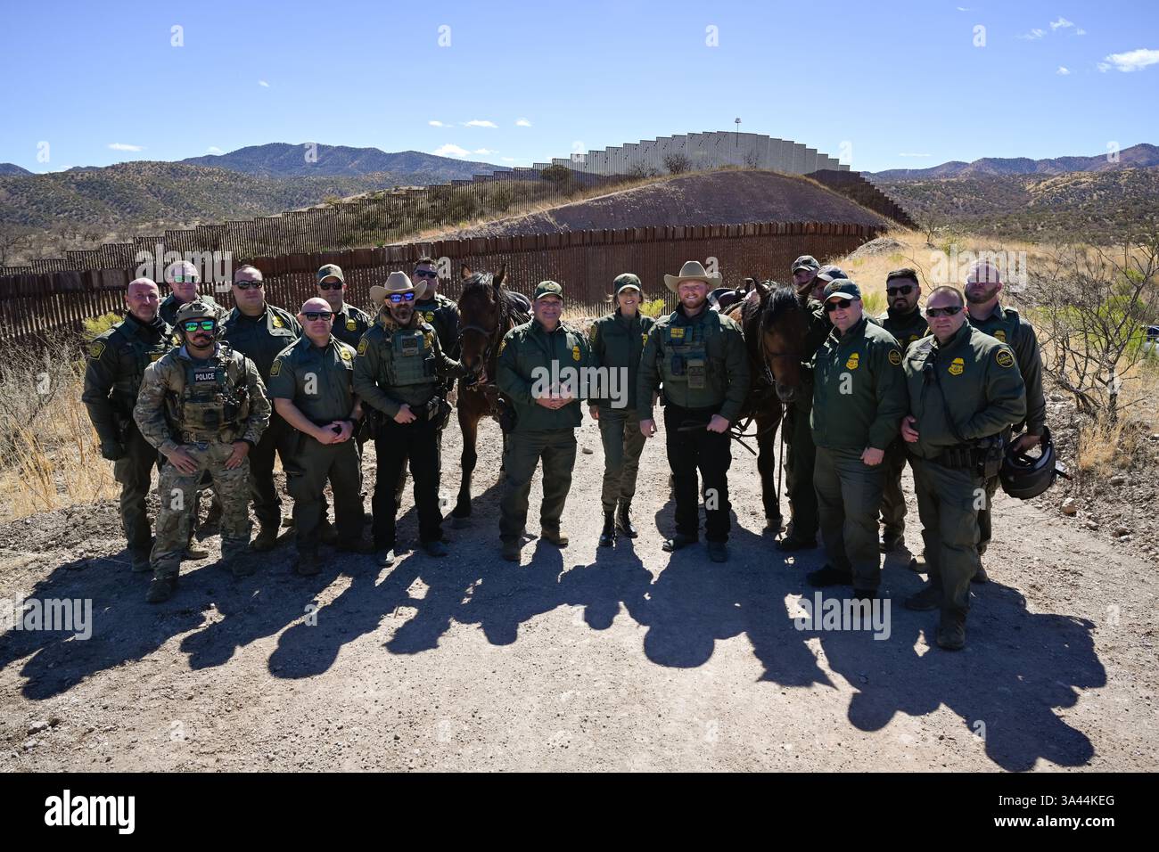 Department of Homeland Security (DHS) Secretary Kristi Noem engages ...