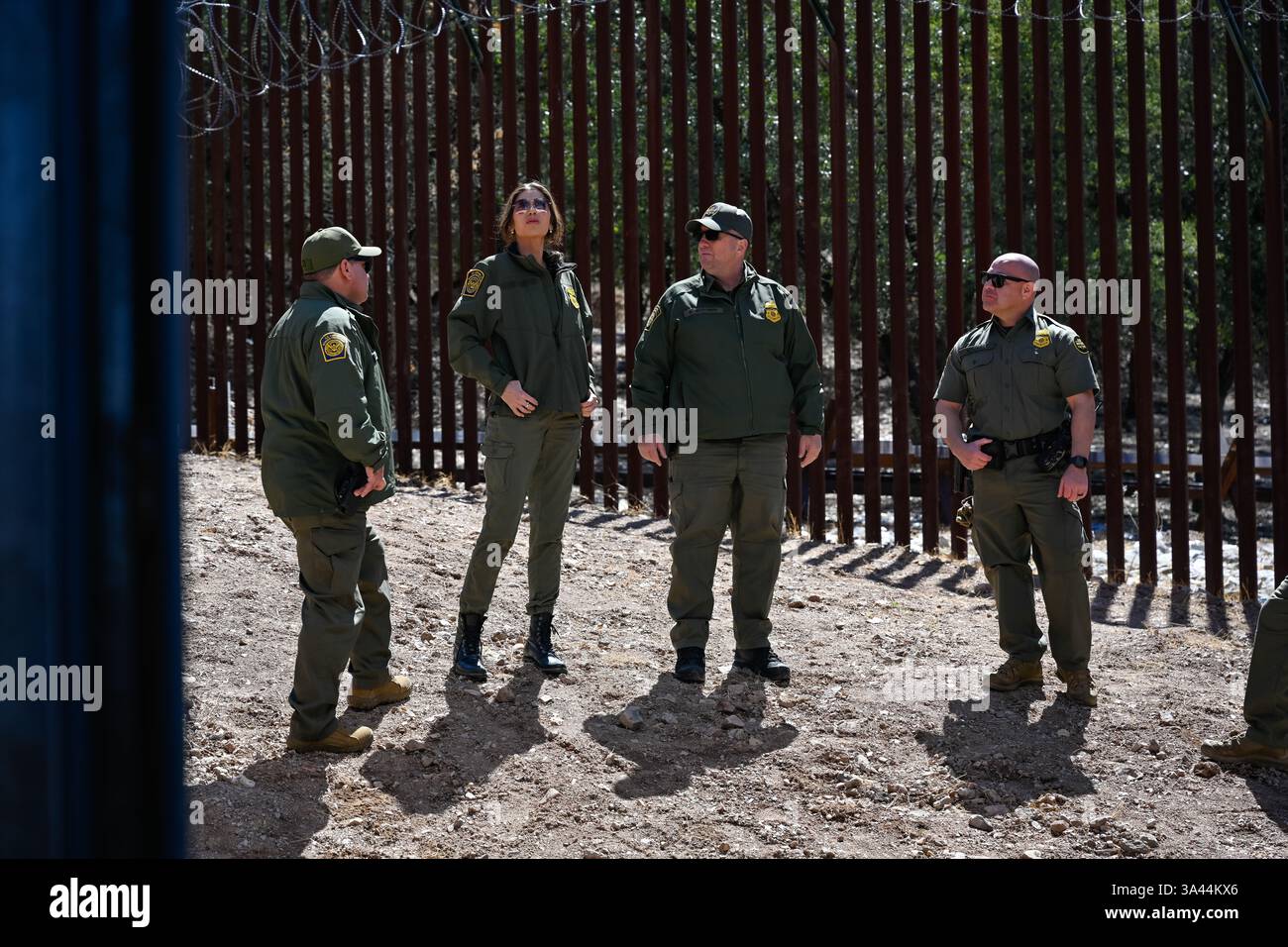Department of Homeland Security (DHS) Secretary Kristi Noem engages ...