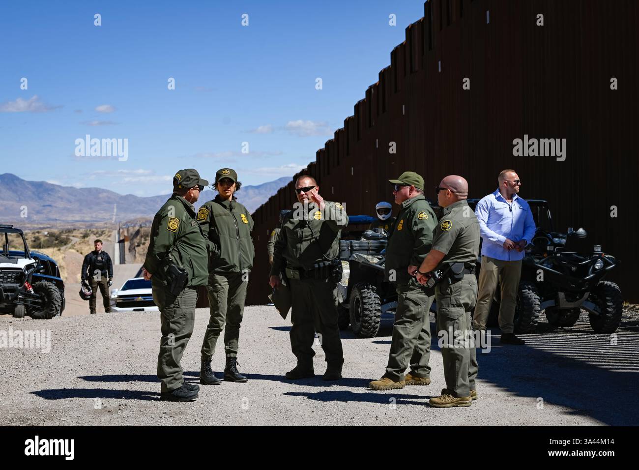 Department of Homeland Security (DHS) Secretary Kristi Noem engages ...
