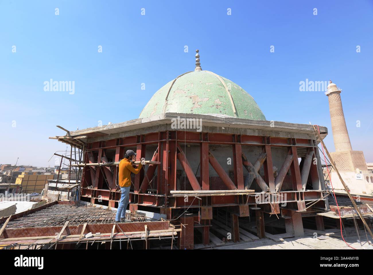 Mosul. 17th Mar, 2025. This photo taken on March 17, 2025 shows the ...