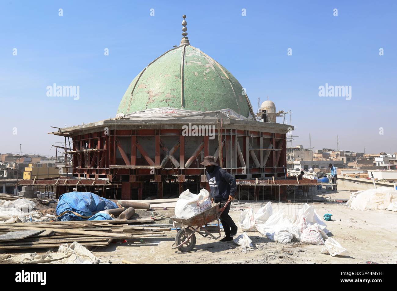 Mosul. 17th Mar, 2025. This photo taken on March 17, 2025 shows the ...