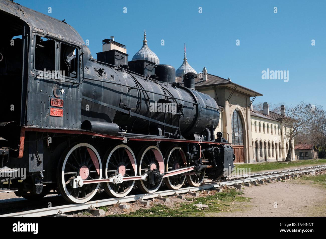 Turkey. Edirne; view of the original Orient Express train in the railway station Stock Photo - Alamy
