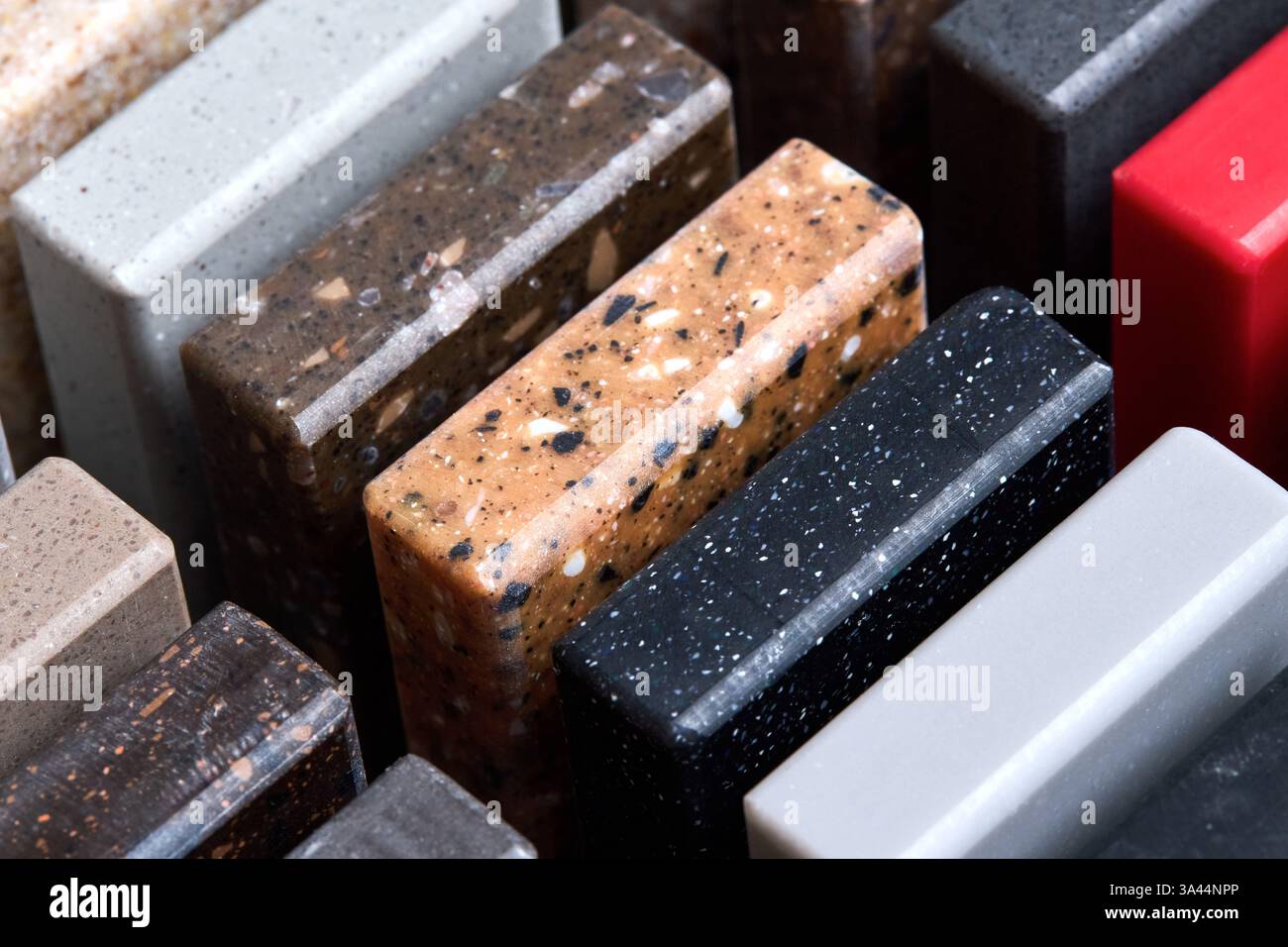 Porcelain stoneware artificial stone square samples as kitchen ...