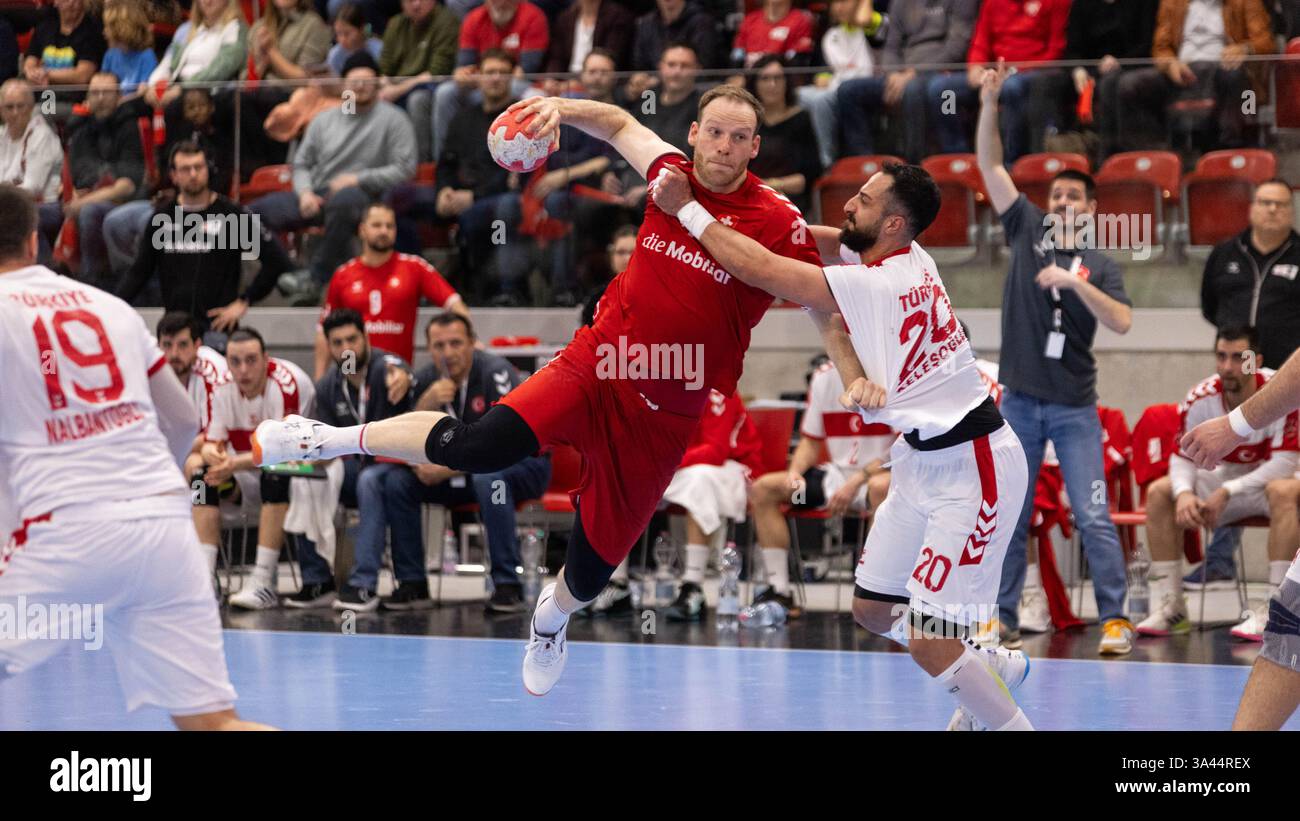 Lenny Rubin (4 Switzerland) in action during European championship ...