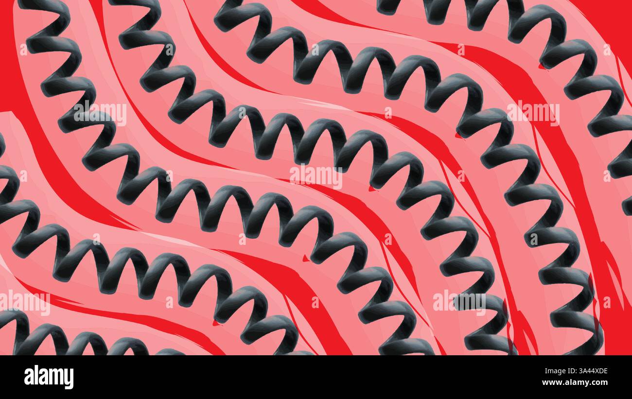 Twisted wire rope Stock Vector Images - Alamy