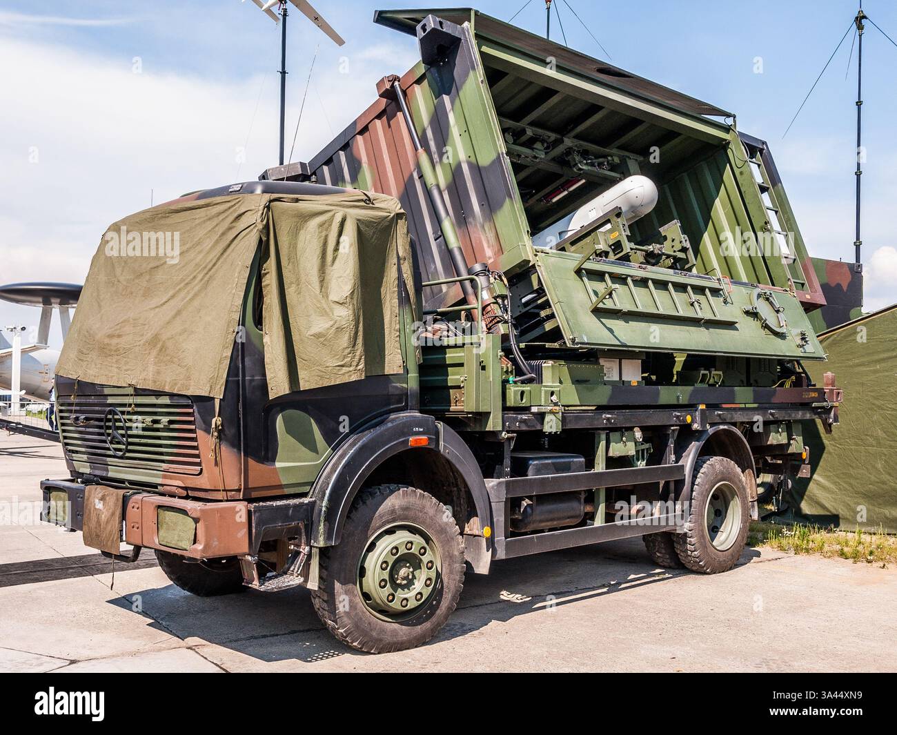 Belin, Germany - June.11.2010: The launch vehicle of Rheinmetall KZO ...