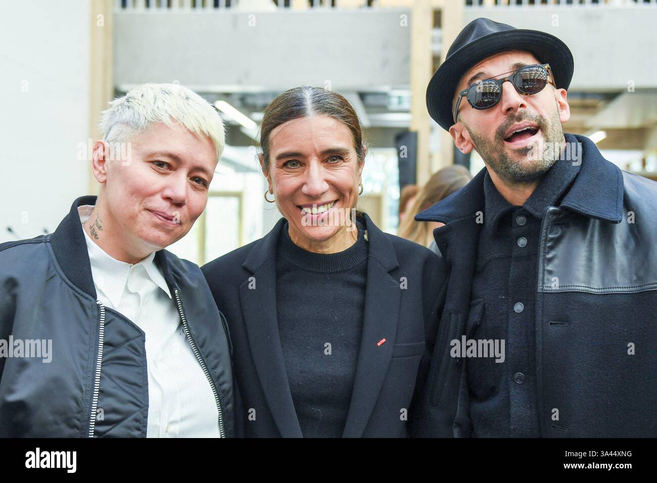 Jennifer Cardini, Blanca Li and JR attending the Freestyle Villette ...