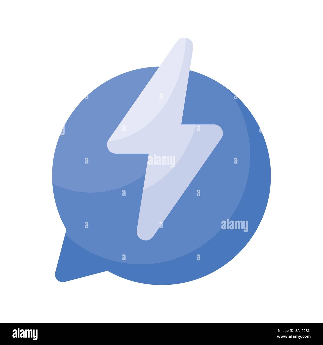 Messenger app icon vector design in editable style Stock Vector Image ...