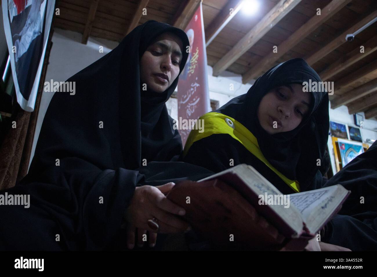 March 18, 2025, Srinagar, Jammu And Kashmir, India: Shia Muslim girls ...