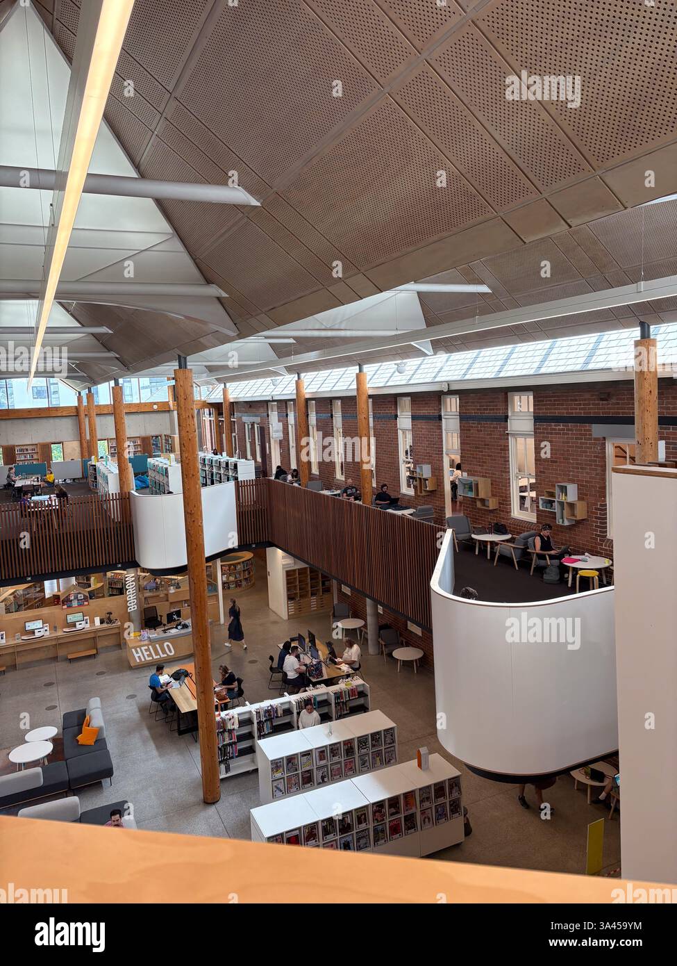 Marrickville library modern interior, Sydney, Australia Stock Photo - Alamy