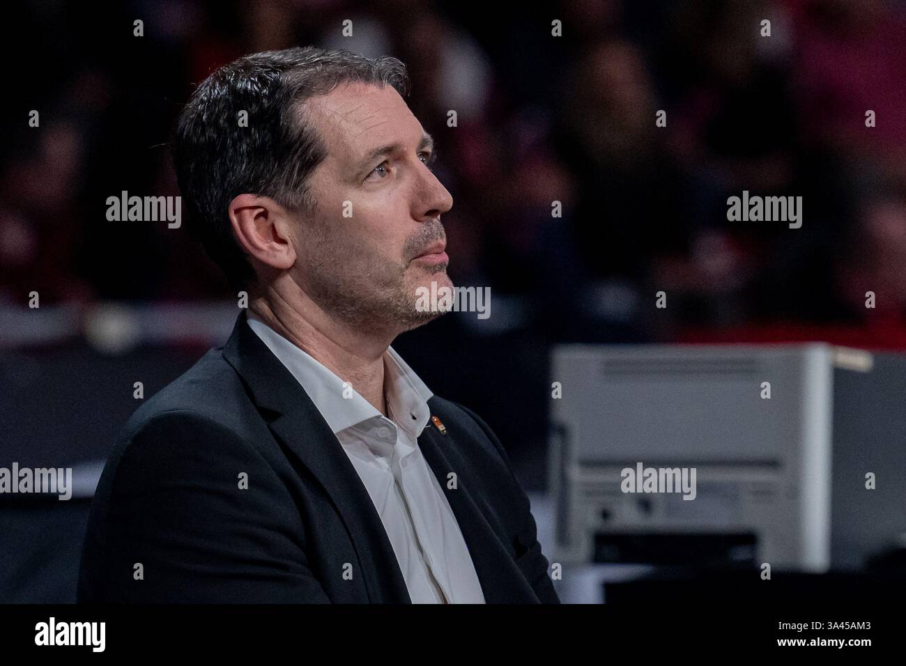 Muenchen, Deutschland. 17th Mar, 2025. Ty Harrelson (Headcoach ...