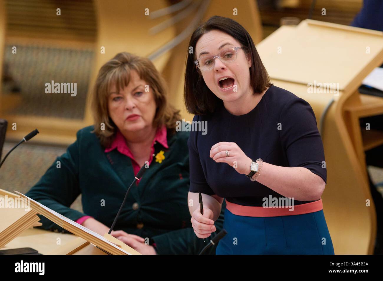 Edinburgh Scotland, UK 18 March 2025. Deputy First Minister Kate Forbes ...